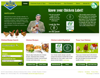 Manor Farm New Website Design