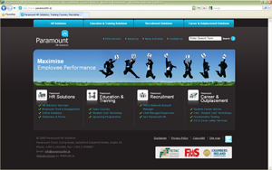 Paramount HR get a brand new web design