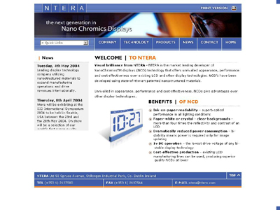 NTERA Ltd. secures a new web design and €9.5M investment
