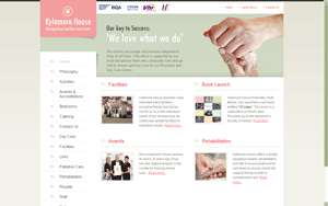 New Website Design for Kylemore House Nursing Home & Day Care Ireland