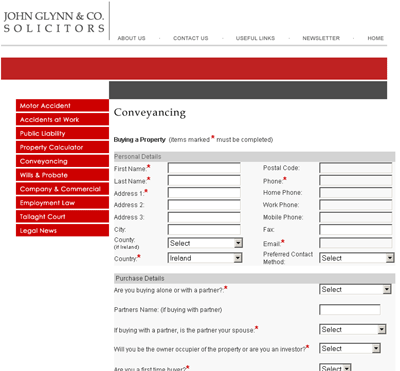 Conveyancing Ireland, online conveyancing quotation system ...